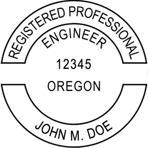 Create a Digital Oregon PE Stamp Instantly - 5 File Formats