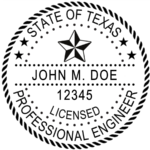 Create a Digital Texas PE Stamp Instantly - 5 File Formats